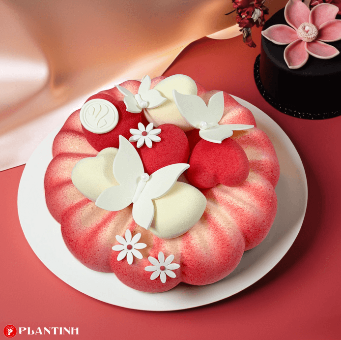 Bánh Entremet Heavenly Flutter Red - Plantinh - Bánh kem lạnh Entremet ...