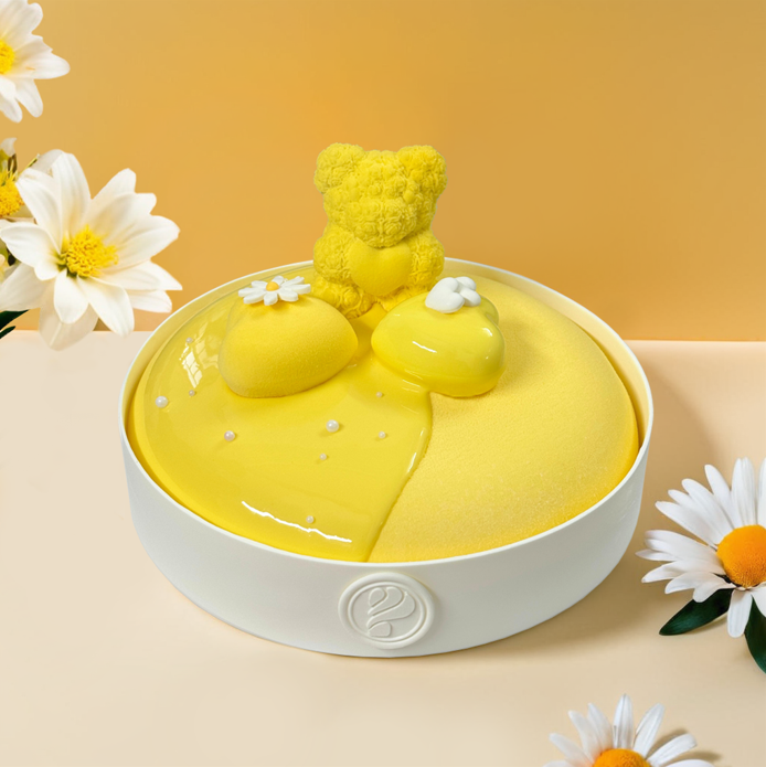 Bánh Entremet Azure Bear Yellow - Plantinh - Bánh kem lạnh Entremet Hải ...