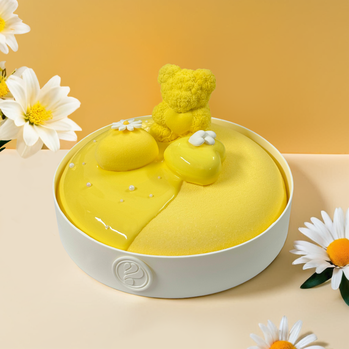 Bánh Entremet Azure Bear Yellow - Plantinh - Bánh kem lạnh Entremet Hải ...