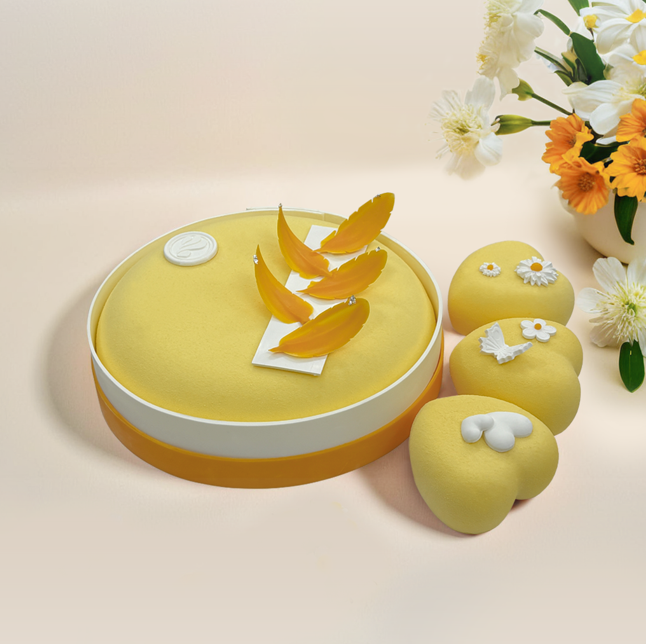Set 4 Bánh Entremet Lucent Whisper Yellow - Plantinh - Bánh kem lạnh ...